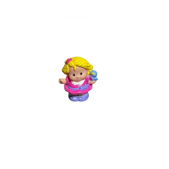 Toys | Fisherprice Little People Sarah Lynn Pink Dress Blue Bird Figure ...